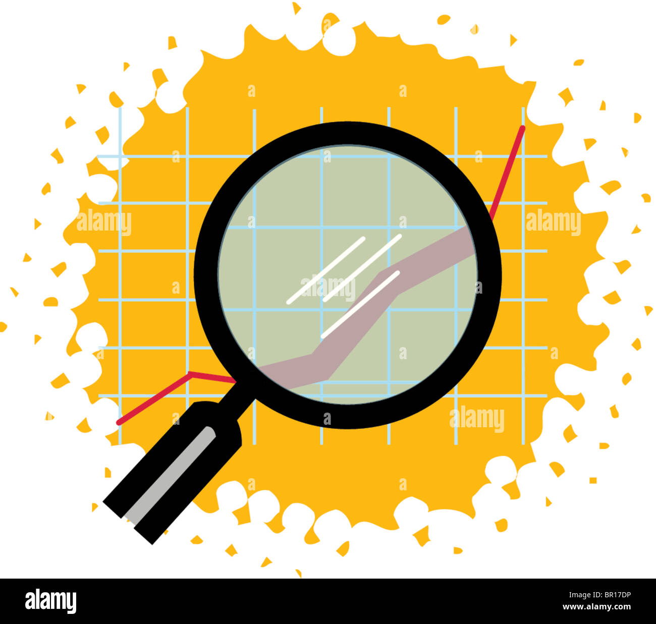 Magnifying glass clipart hi-res stock photography and images - Alamy