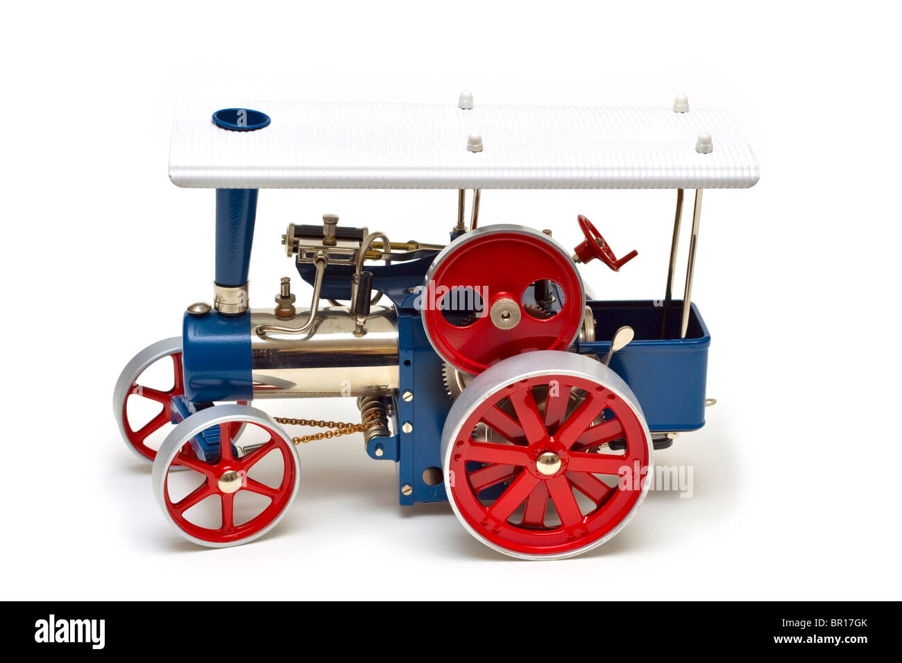 Model steam traction engine Stock Photo - Alamy