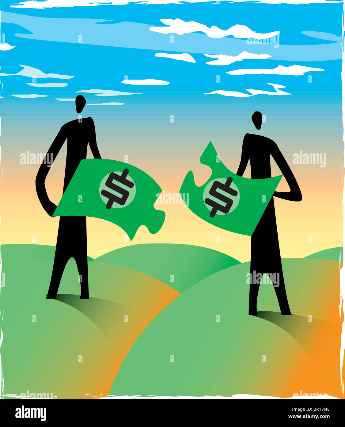 Money men hi-res stock photography and images - Alamy