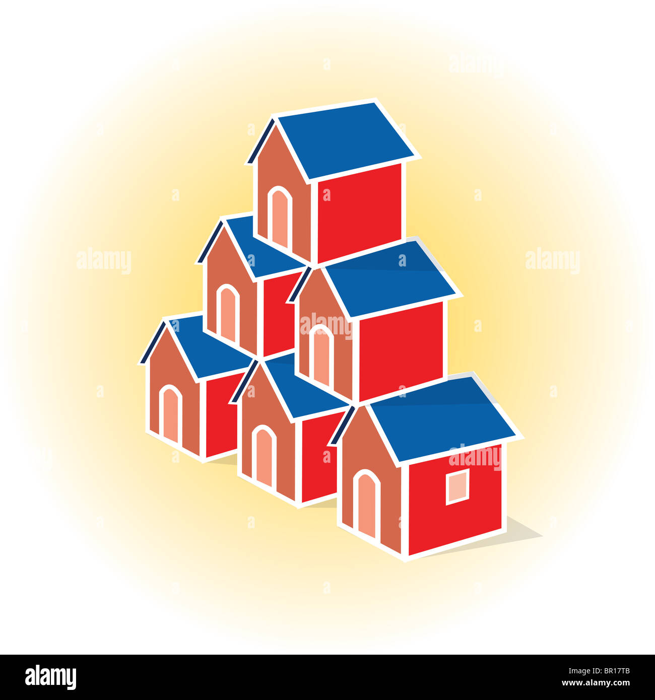Houses Grouped Together High Resolution Stock Photography and Images ...