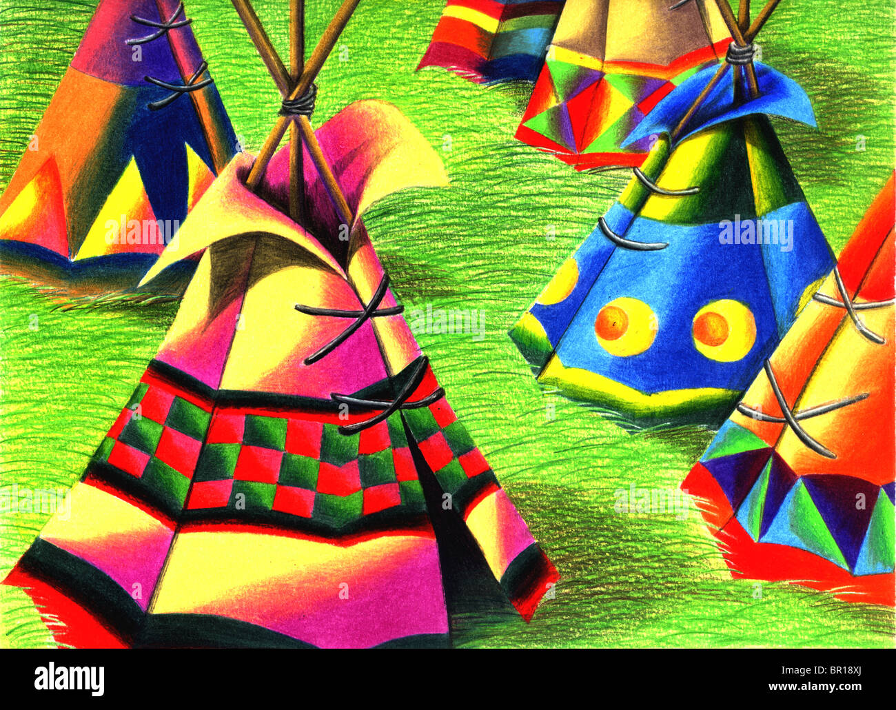 The tepees hi-res stock photography and images - Alamy