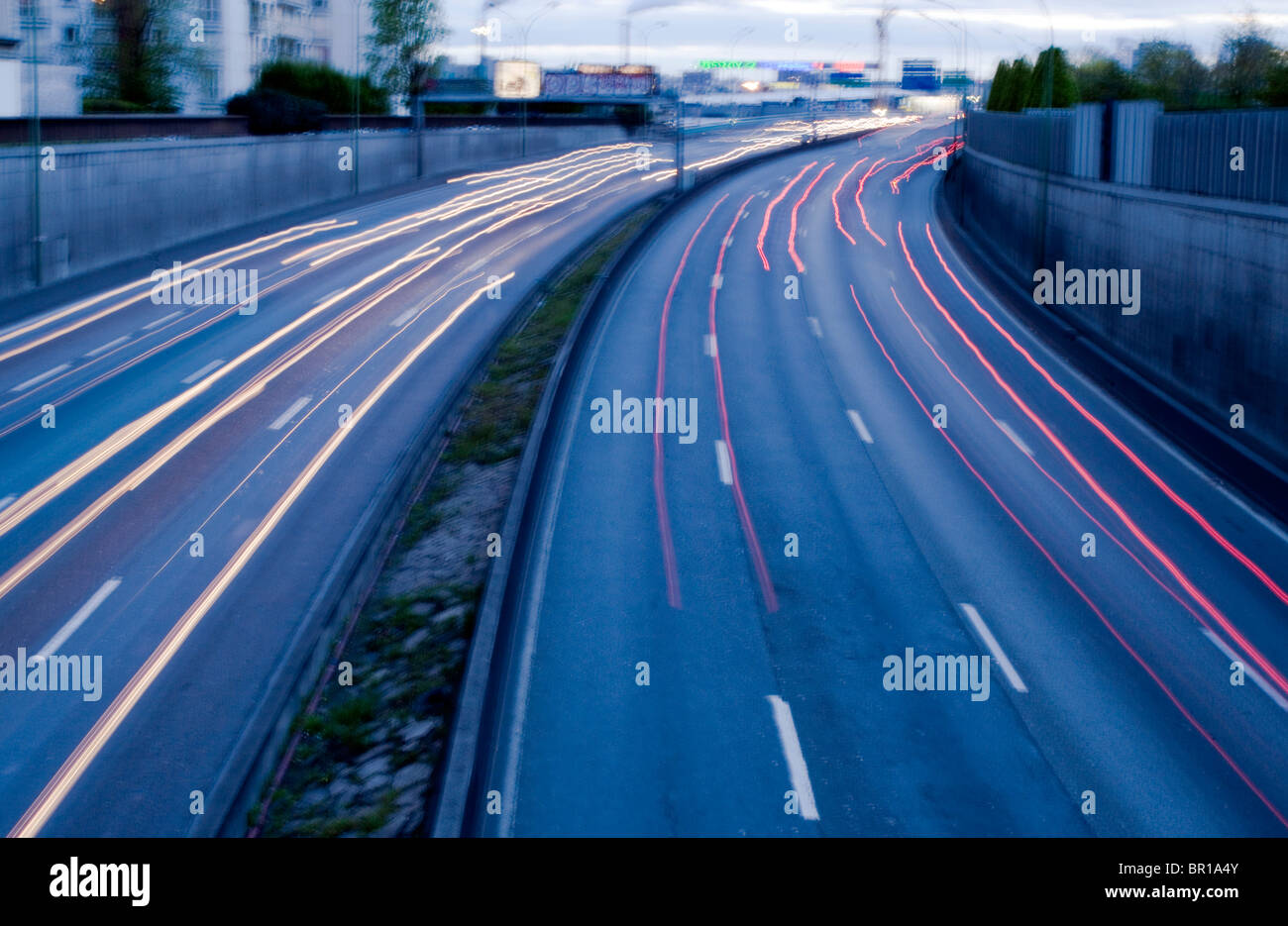 Paris motorway hi-res stock photography and images - Alamy
