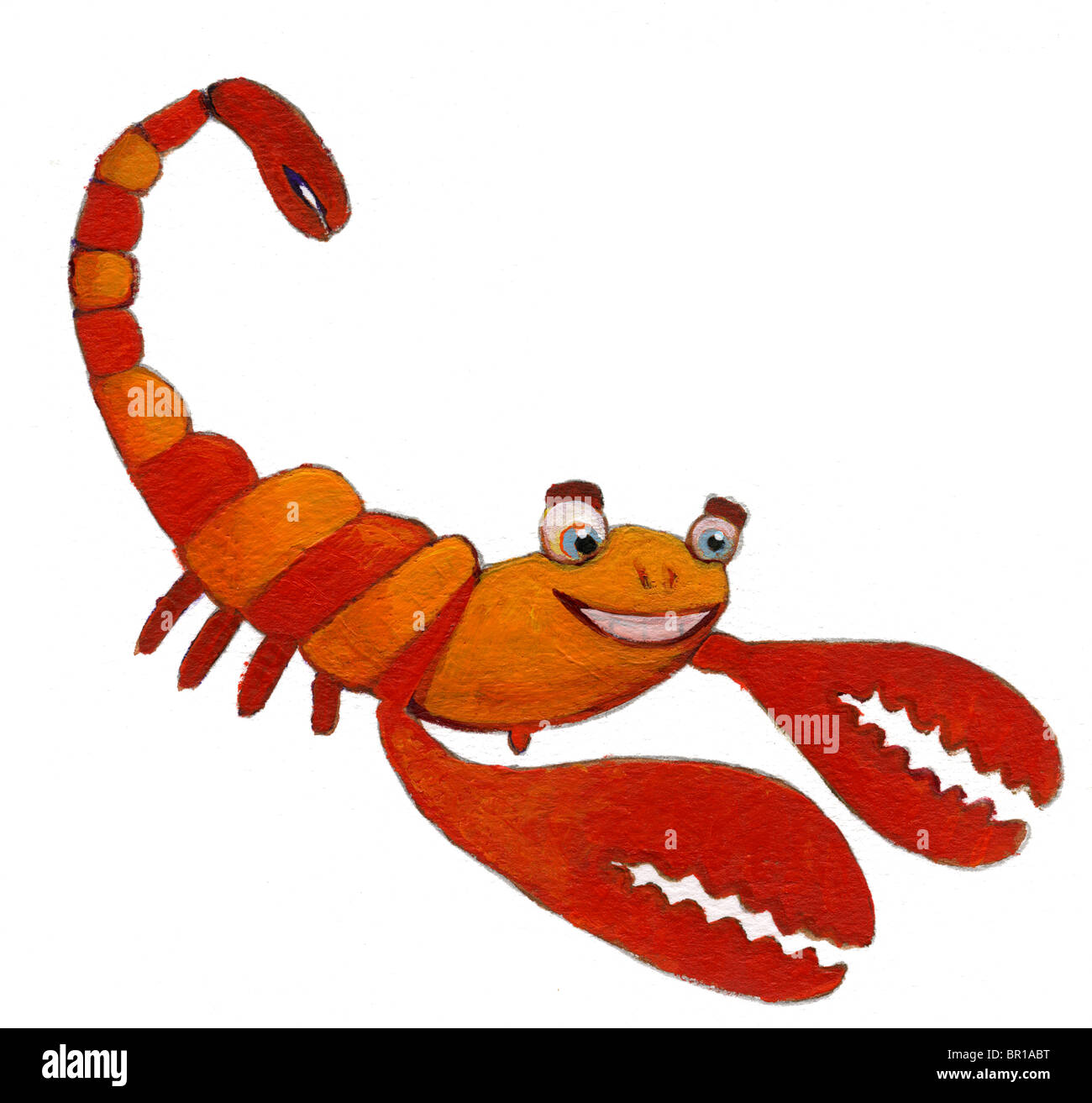 Painting red scorpion hi-res stock photography and images - Alamy