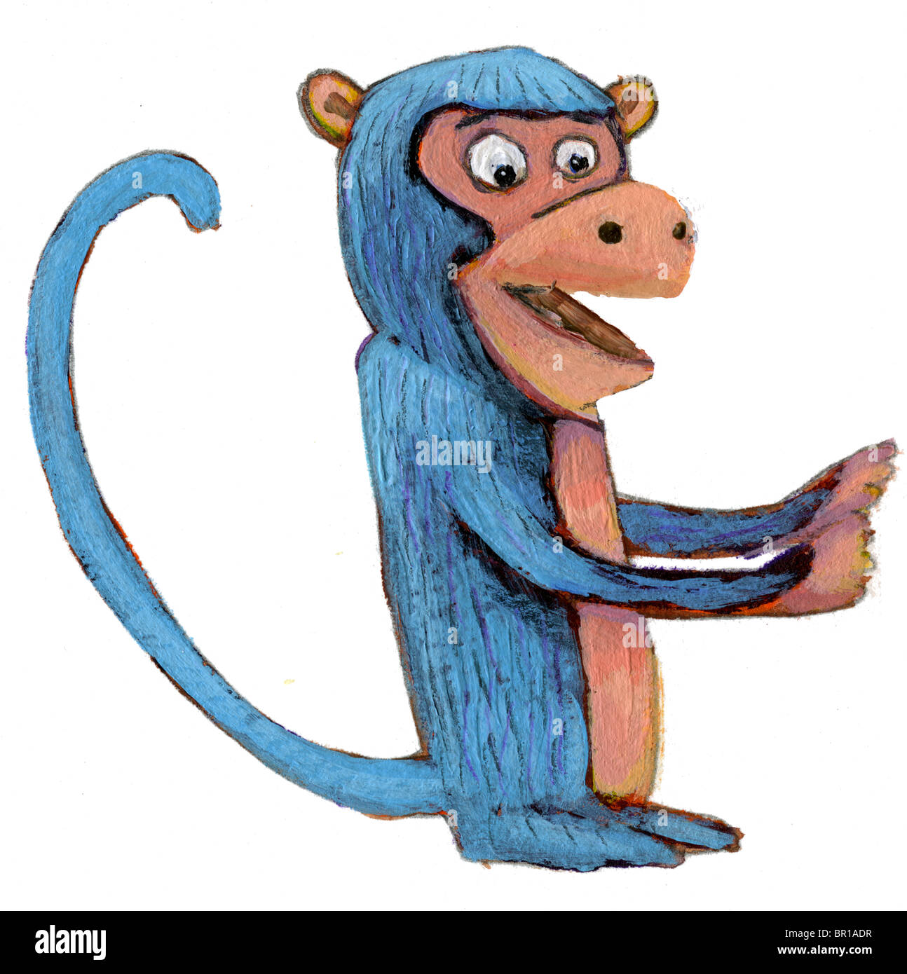 A blue Monkey Stock Photo - Alamy