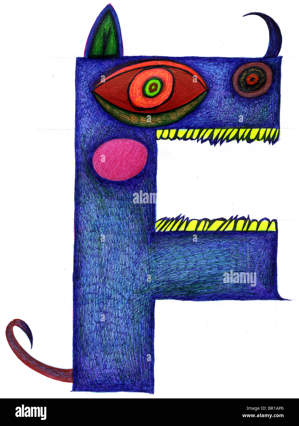 Monster alphabet hi-res stock photography and images - Alamy