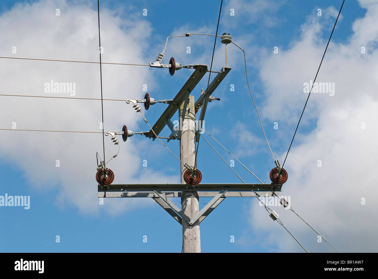 Wood pylon hi-res stock photography and images - Alamy