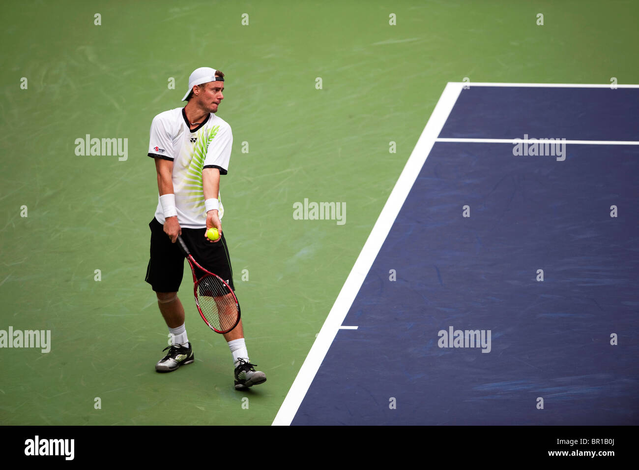 Australia tennis player start Lleyton Hewitt in action during the ATP ...