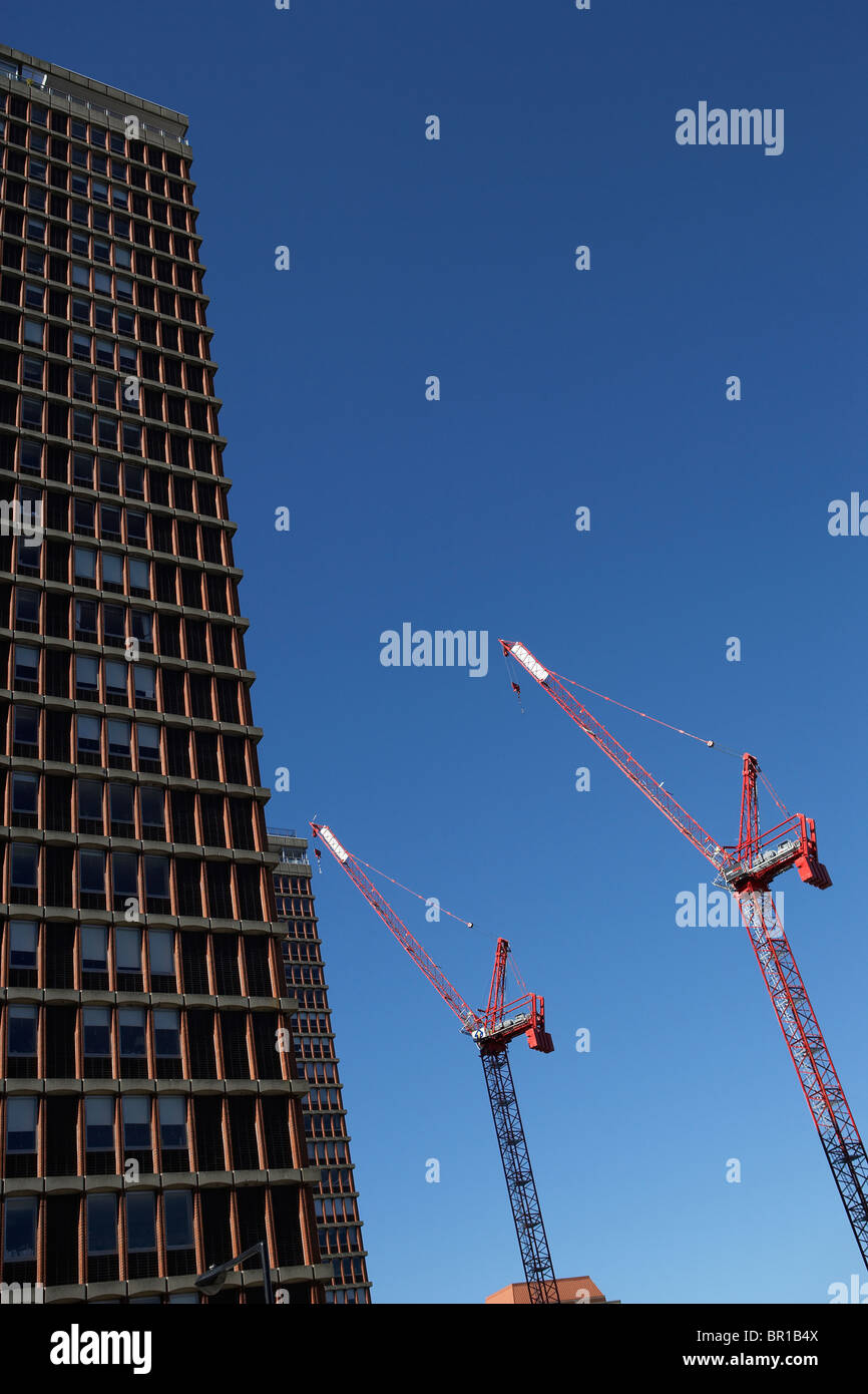 Construction on a building in Boston Stock Photo - Alamy