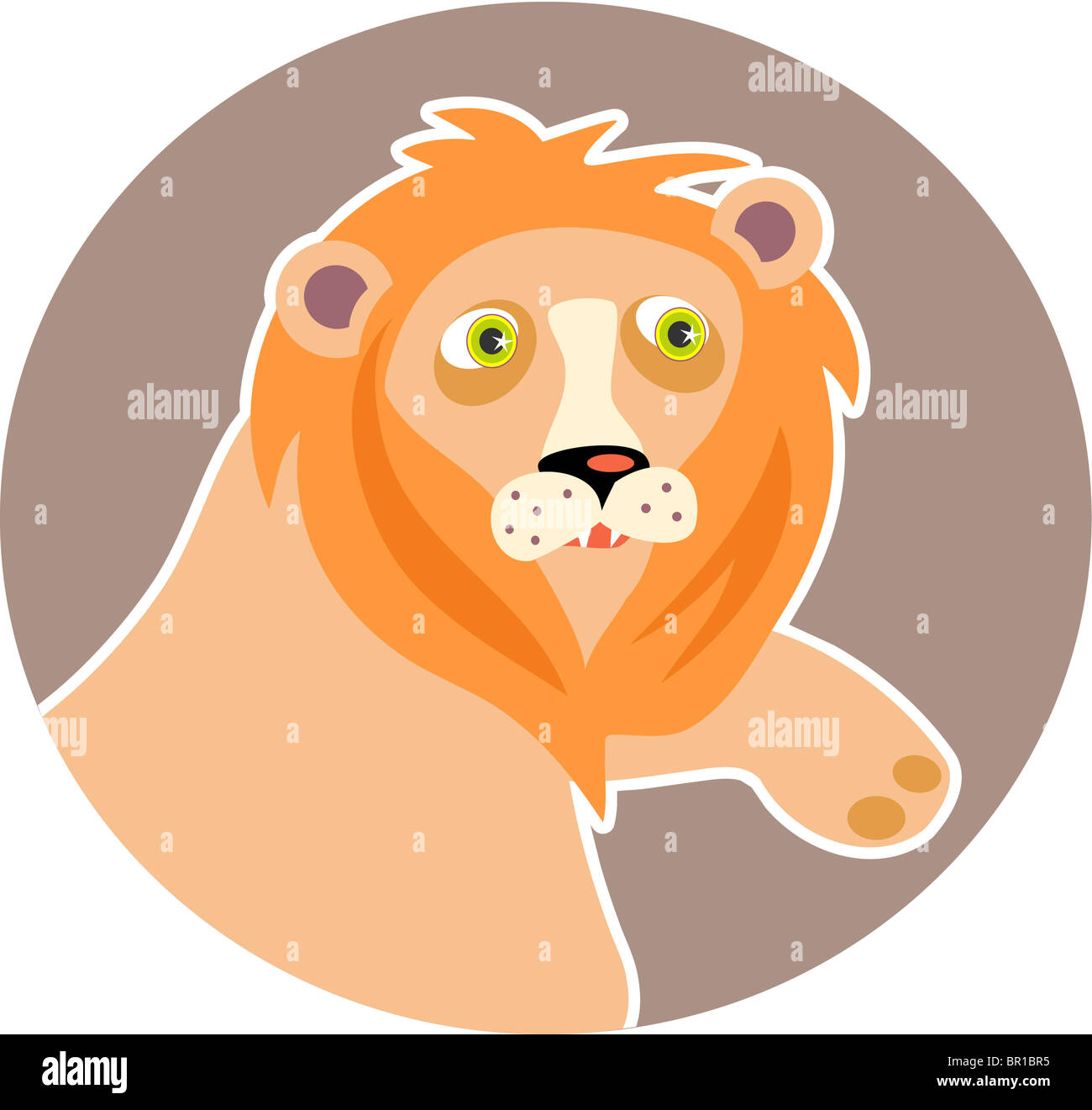 Lion Round High Resolution Stock Photography and Images - Alamy