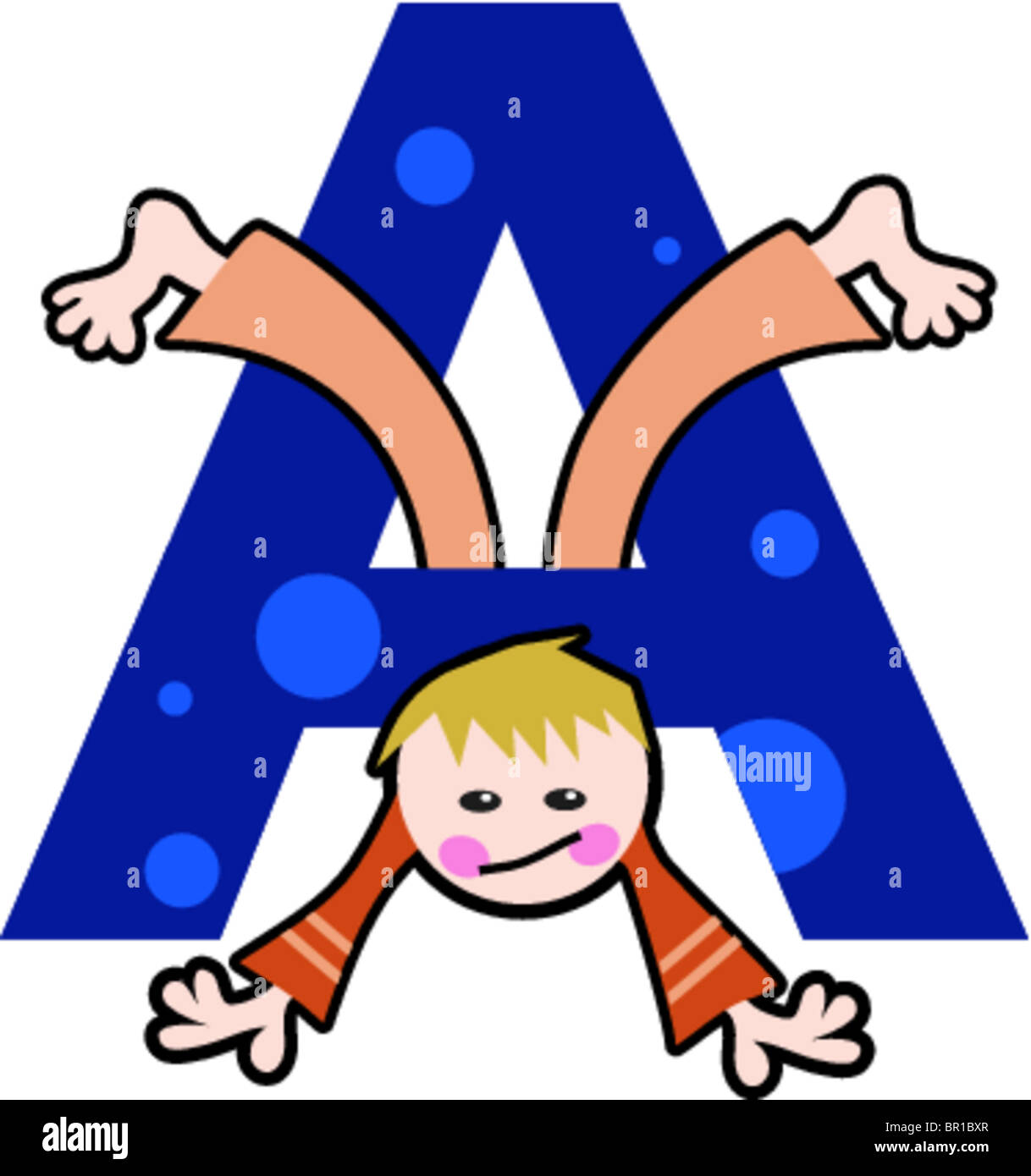 Letter a alphabet people hi-res stock photography and images - Alamy