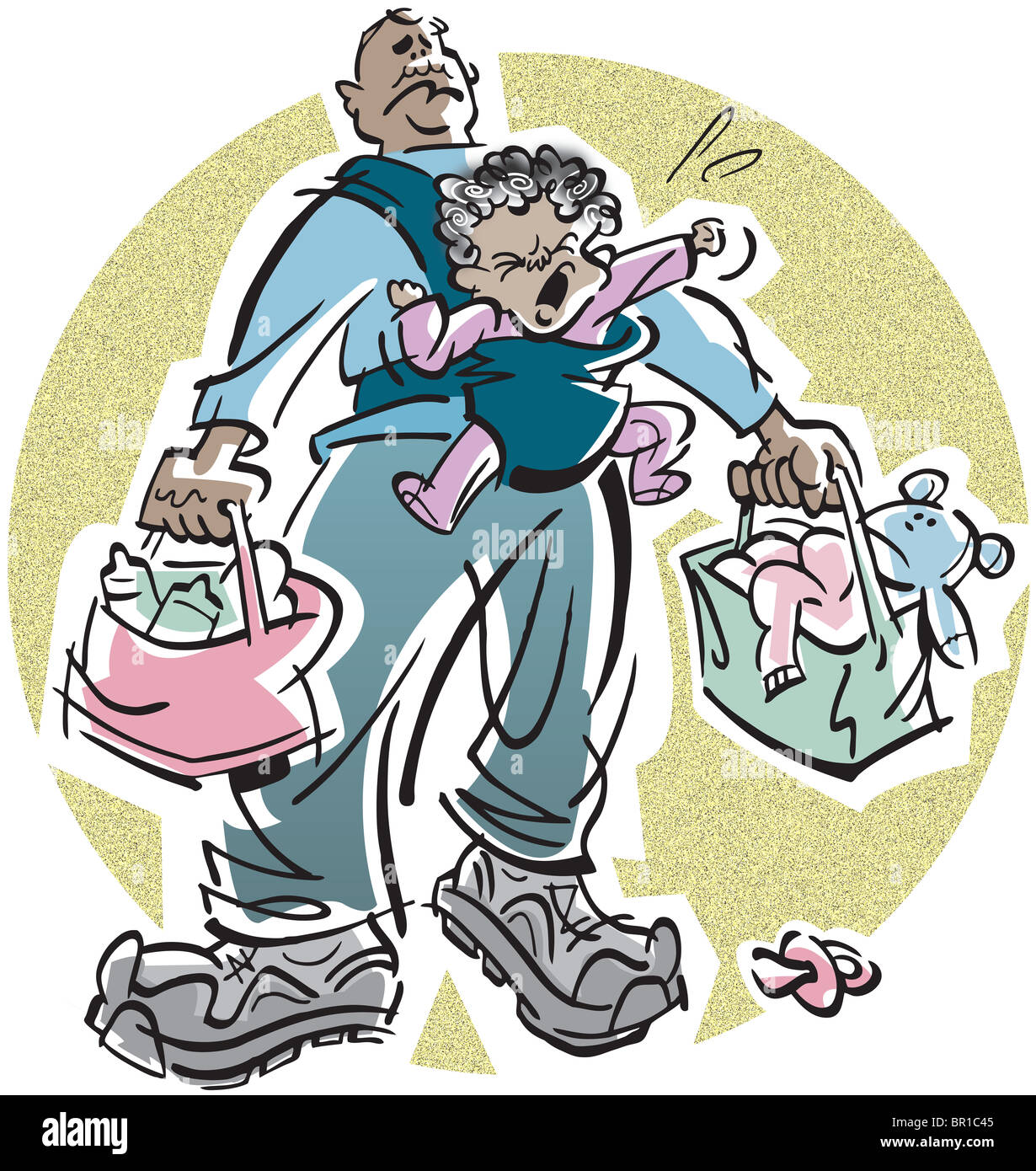 Cartoon Angry Dad High Resolution Stock Photography and Images - Alamy