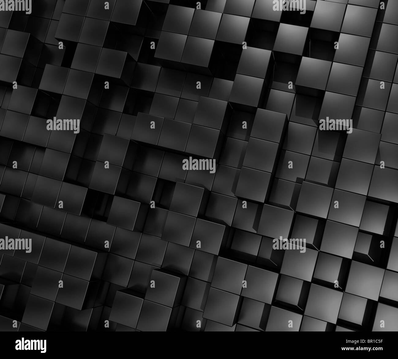 black blocks in a staggered pattern. Great as a background Stock Photo ...