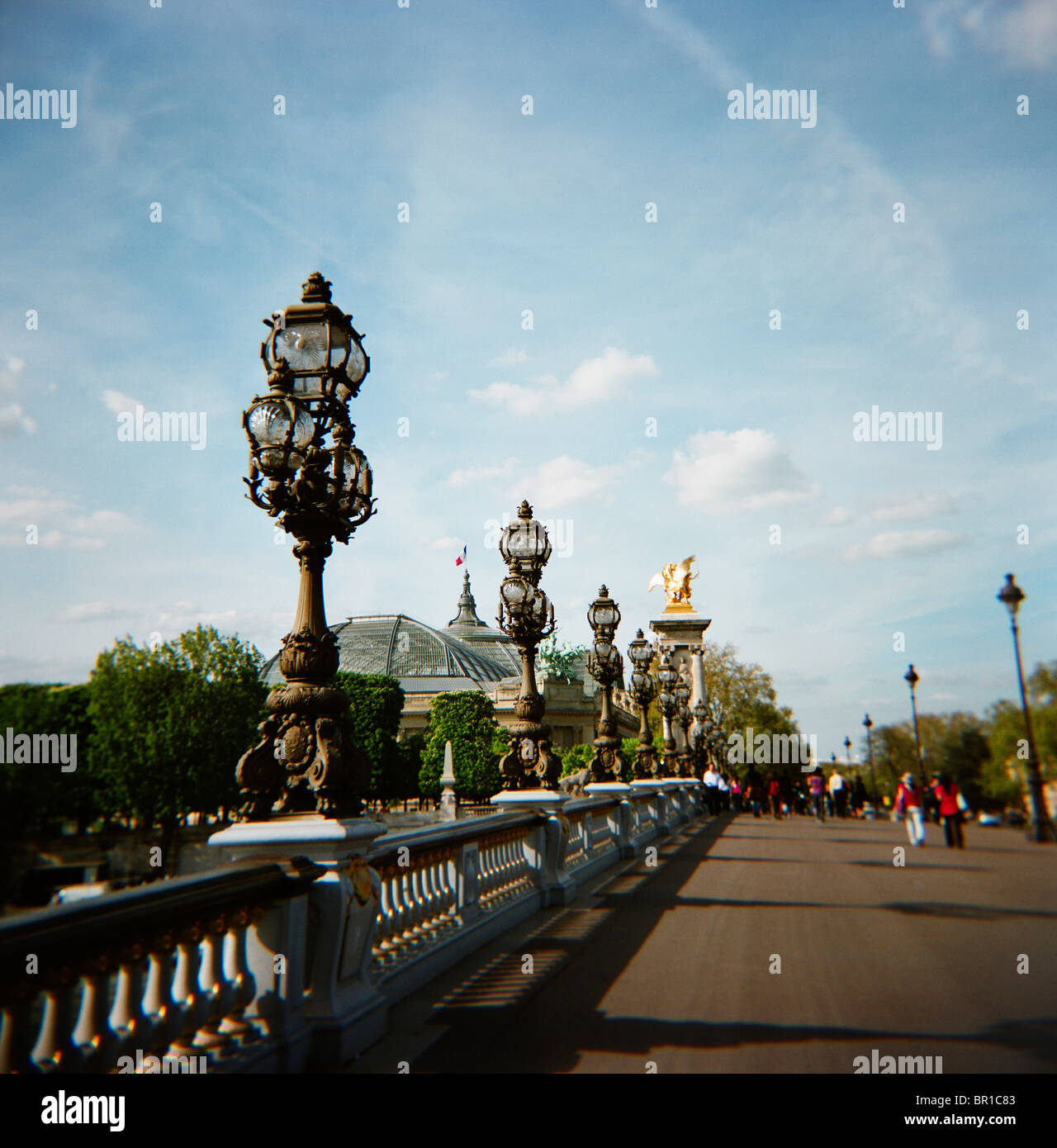 Paris, France, Pont Alexander III, bridge Stock Photo - Alamy