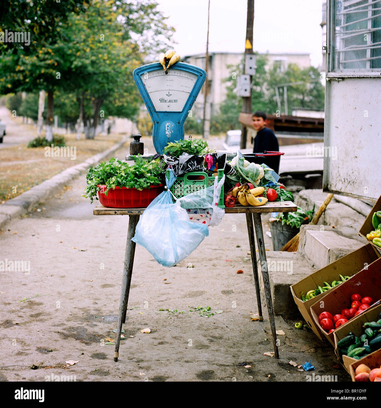 small market in Chouchi, Nagorno Karabakh Stock Photo - Alamy