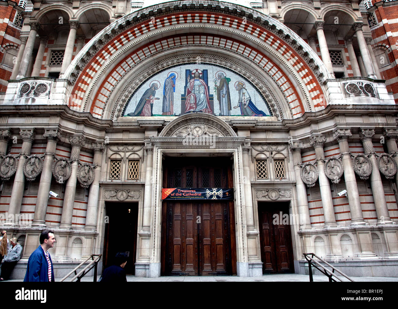 Main entrance to Westminster Cathedral, London Stock Photo - Alamy