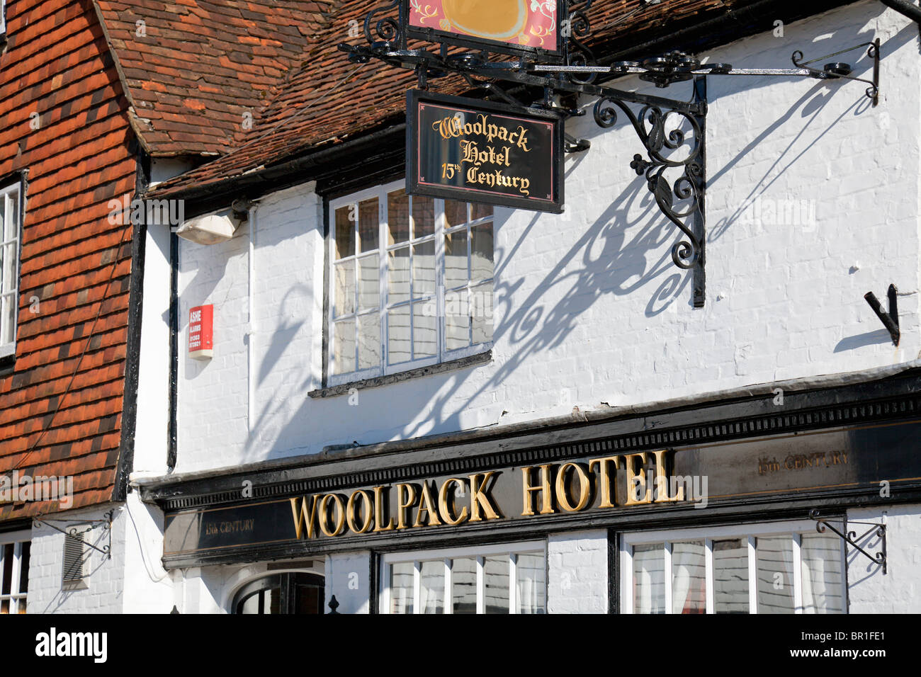 "Woolpack Hotel" 15th Century Coaching Inn, Tenterden High Street, Kent ...