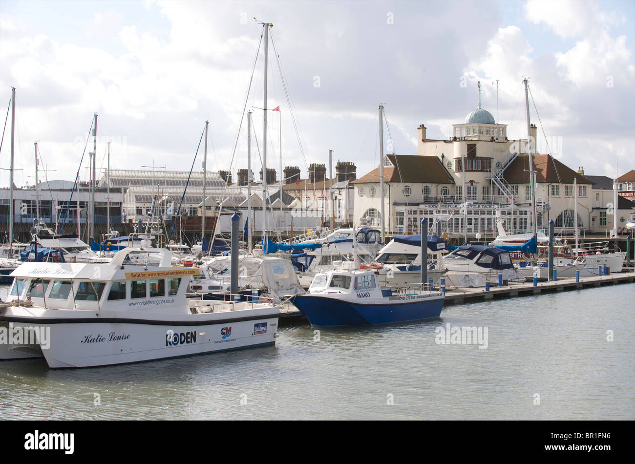 The Suffolk Port Town of Lowestoft Stock Photo - Alamy