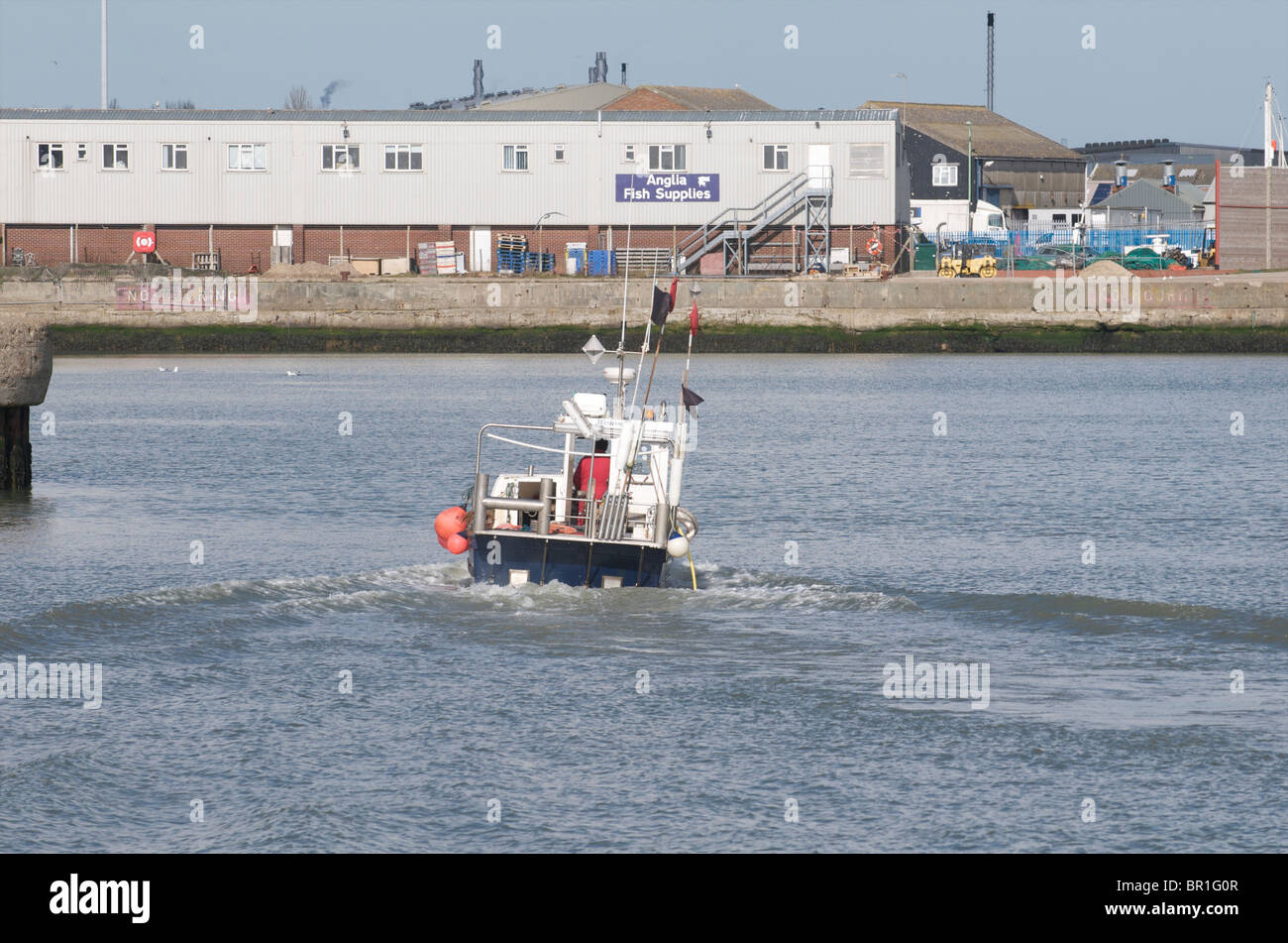 The Suffolk Port Town of Lowestoft Stock Photo - Alamy