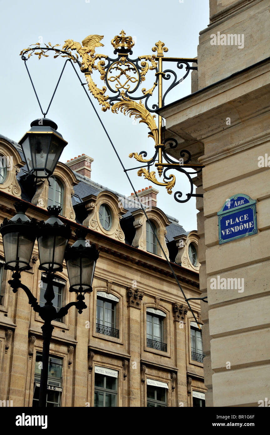 Vendome square, Paris, France Stock Photo - Alamy