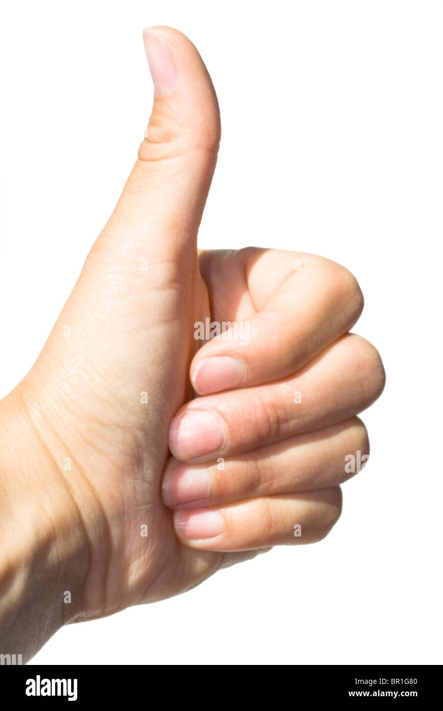 Cut thumb hi-res stock photography and images - Alamy
