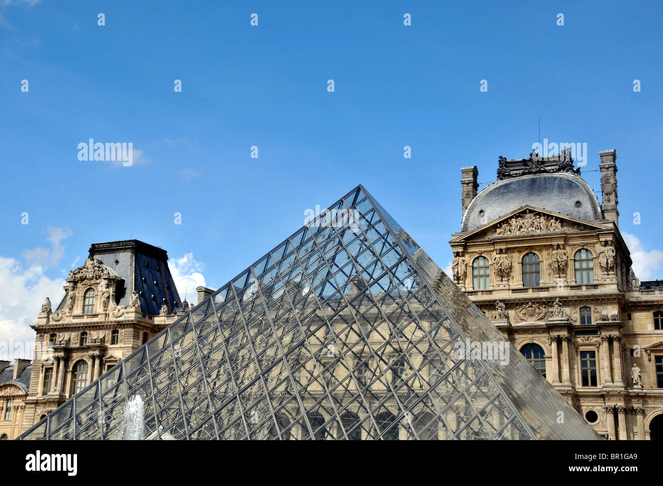 Pyramid of Louvre, Paris, France Stock Photo - Alamy
