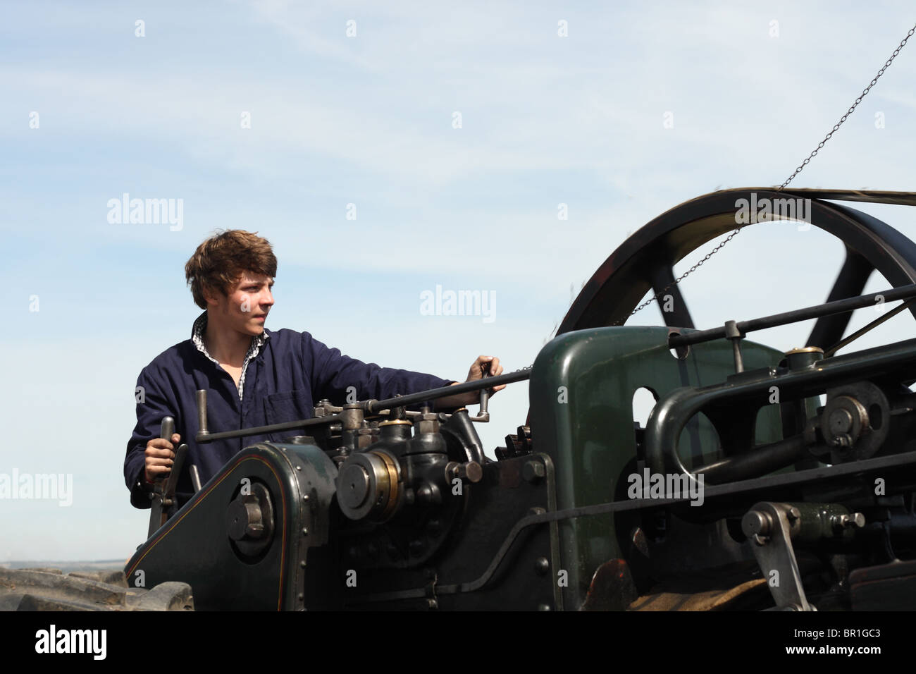 Traction engine driver hi-res stock photography and images - Alamy