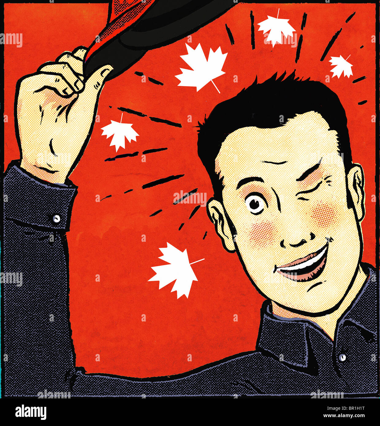 Lifting taking hat off hi-res stock photography and images - Alamy