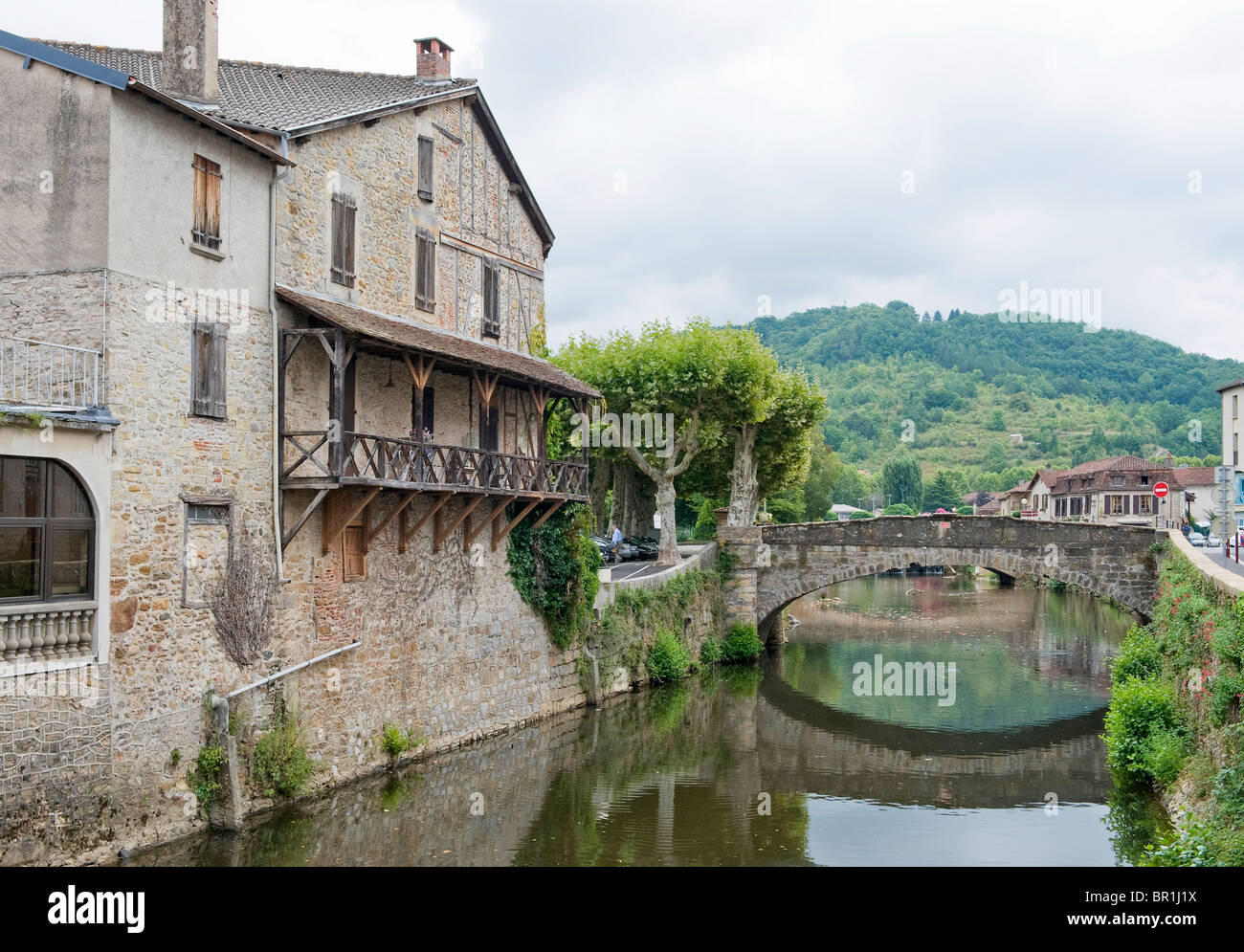 Saint Cere Medieval Village South West France Stock Photo - Alamy