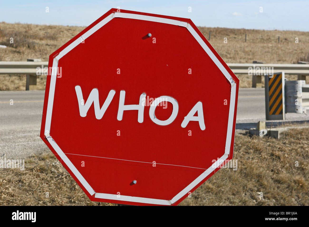 Whoa stop sign hi-res stock photography and images - Alamy