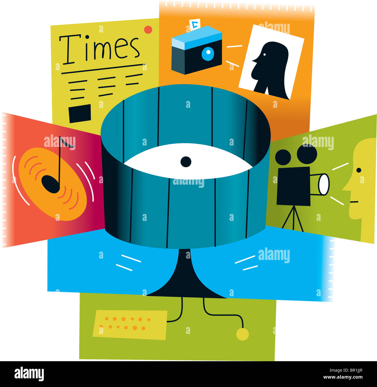 Different television channels hi-res stock photography and images - Alamy