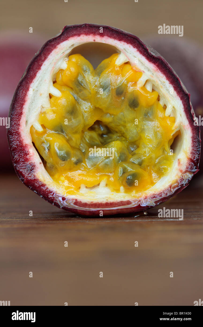 Passion fruit inside hi-res stock photography and images - Alamy