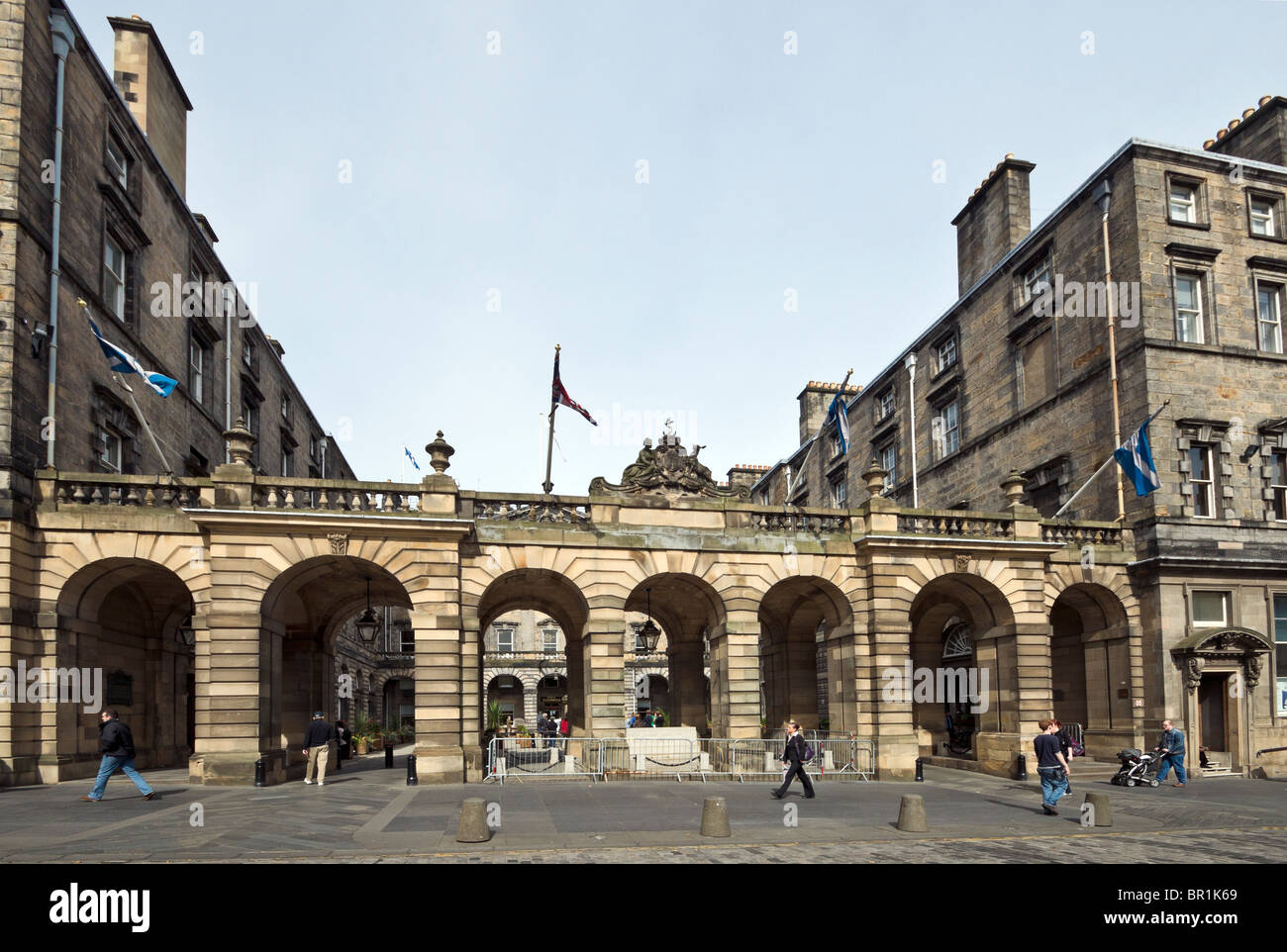 Edinburgh City Chambers in the High Street on the Royal Mile in ...