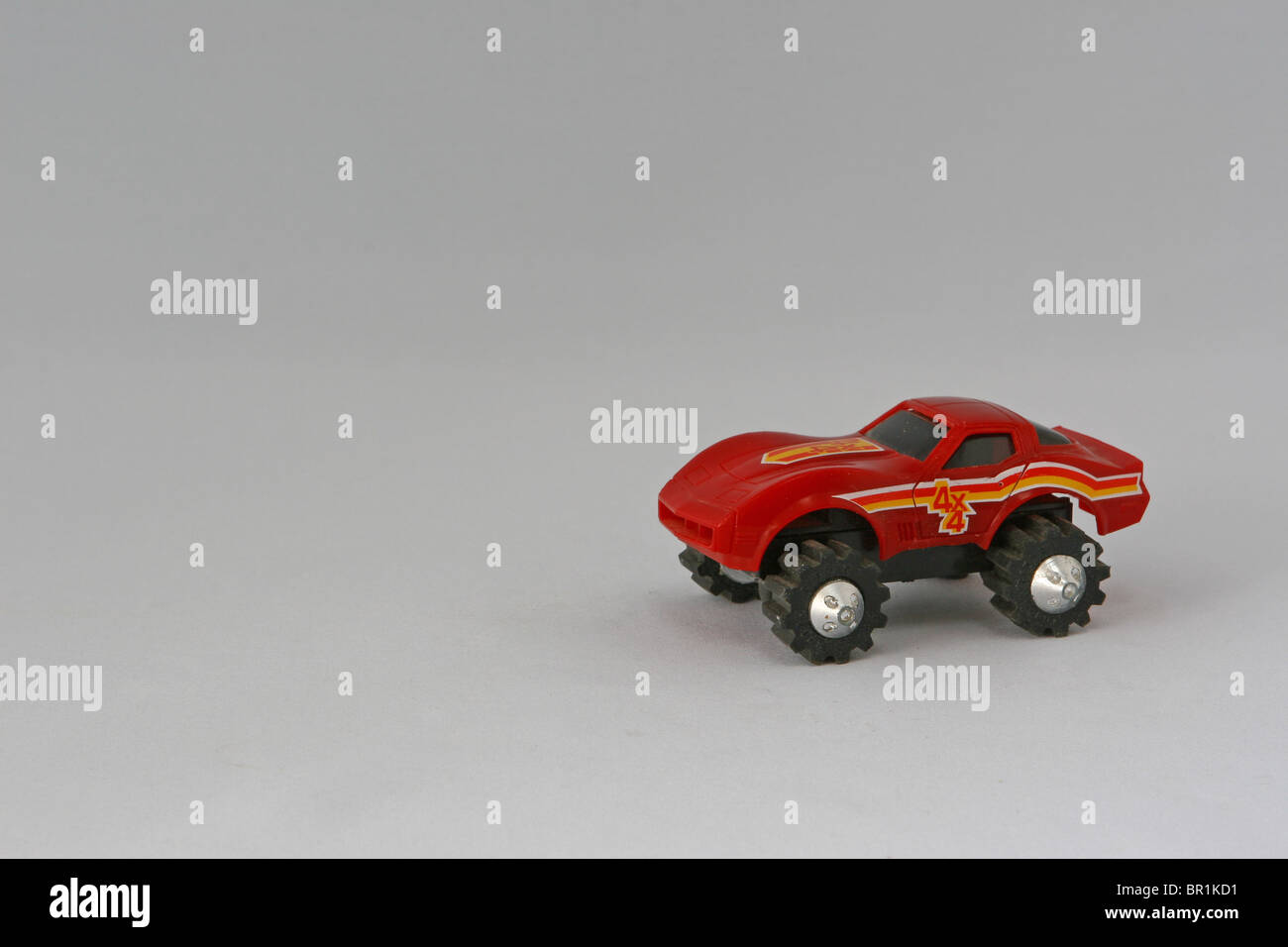 Still life red model car Stock Photo - Alamy