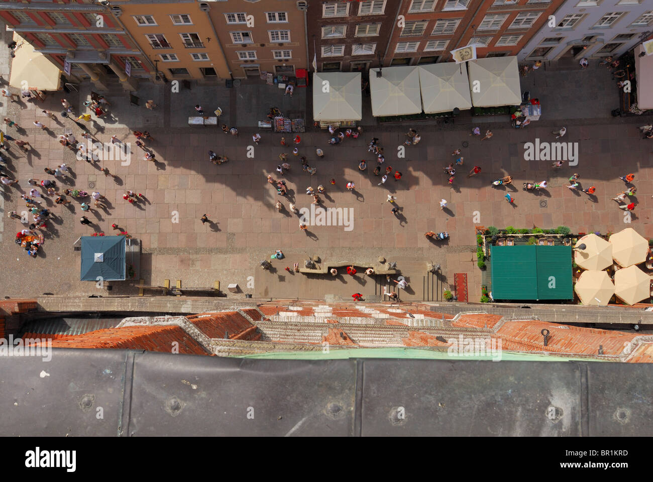 Gdansk, view from City Hall tower Stock Photo - Alamy