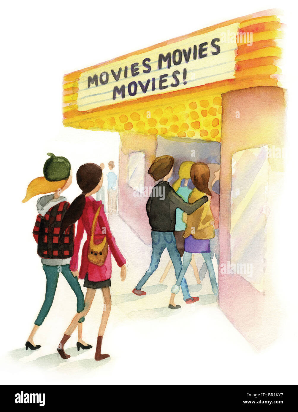 People Going To The Movies