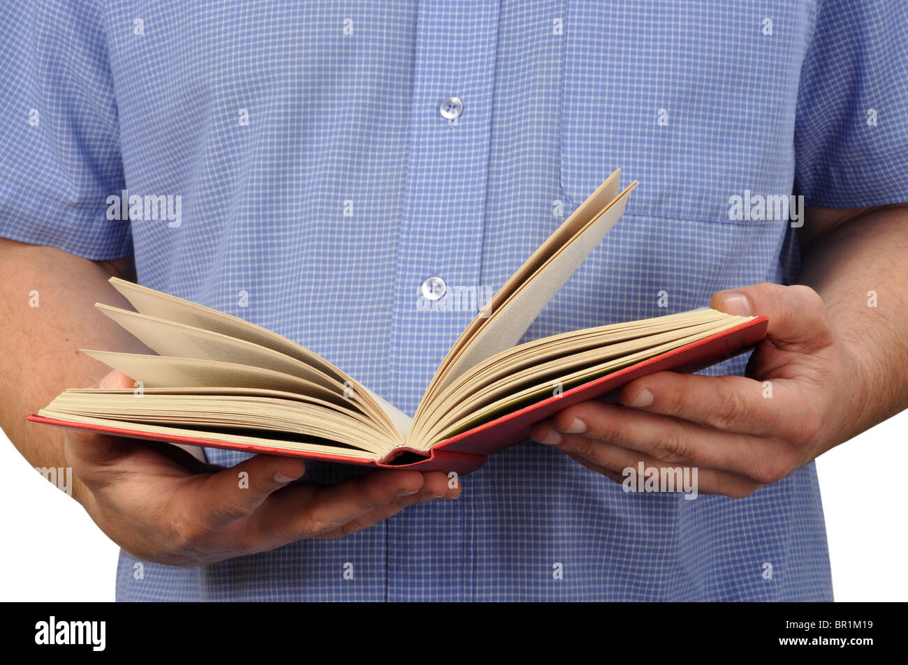 Reading a Book Stock Photo - Alamy