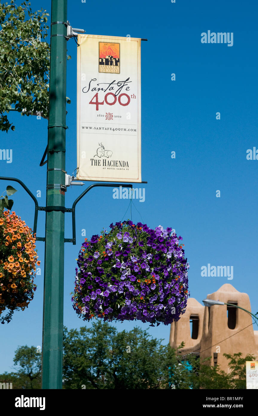 Historic santa fe plaza hi-res stock photography and images - Alamy