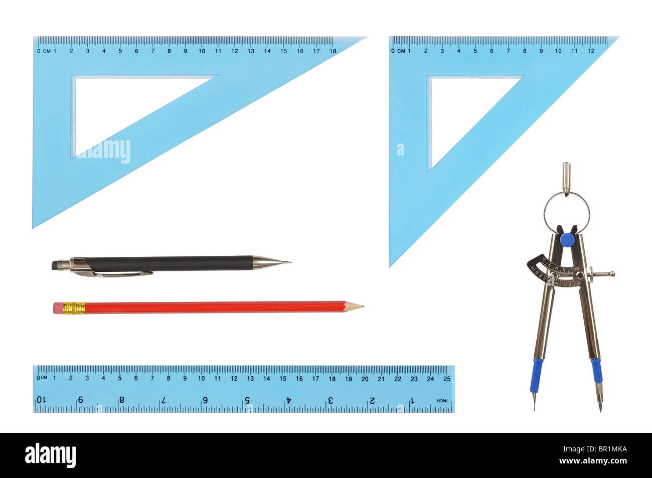 School geometry Cut Out Stock Images & Pictures - Alamy