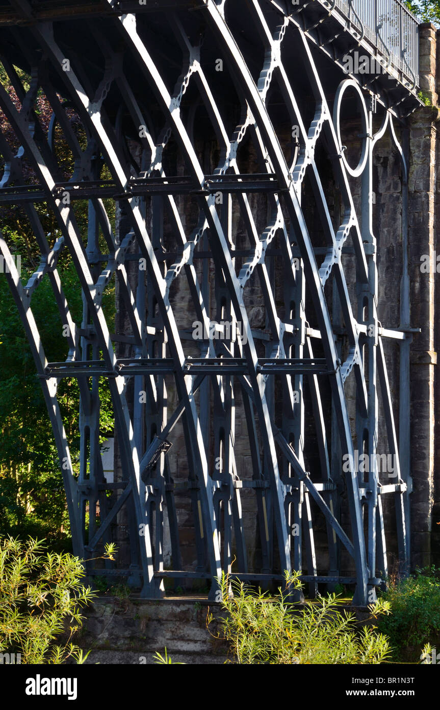 The world's first Iron bridge - at Ironbridge Stock Photo - Alamy