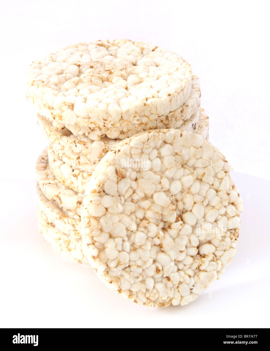 Stack of popped bread - healthy crispy bread Stock Photo - Alamy