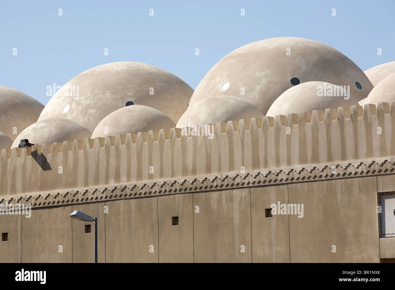 Domes of a mosque in Dubai Stock Photo - Alamy