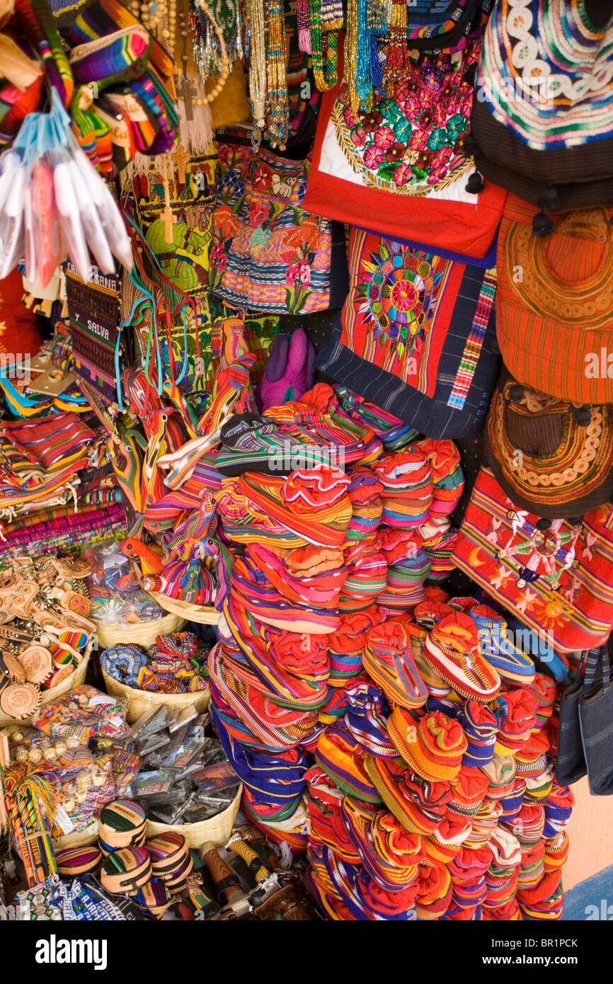 Guatemala antigua shopping textiles hi-res stock photography and images ...