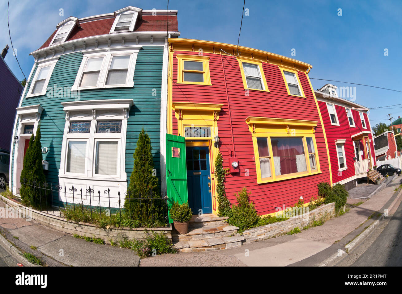 Jellybean row houses hi-res stock photography and images - Alamy