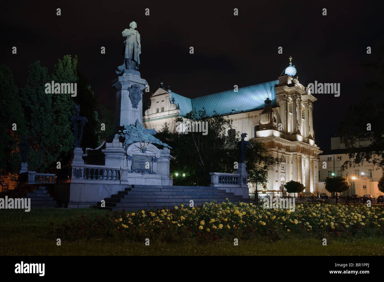 Statue of adam mickiewicz hi-res stock photography and images - Alamy