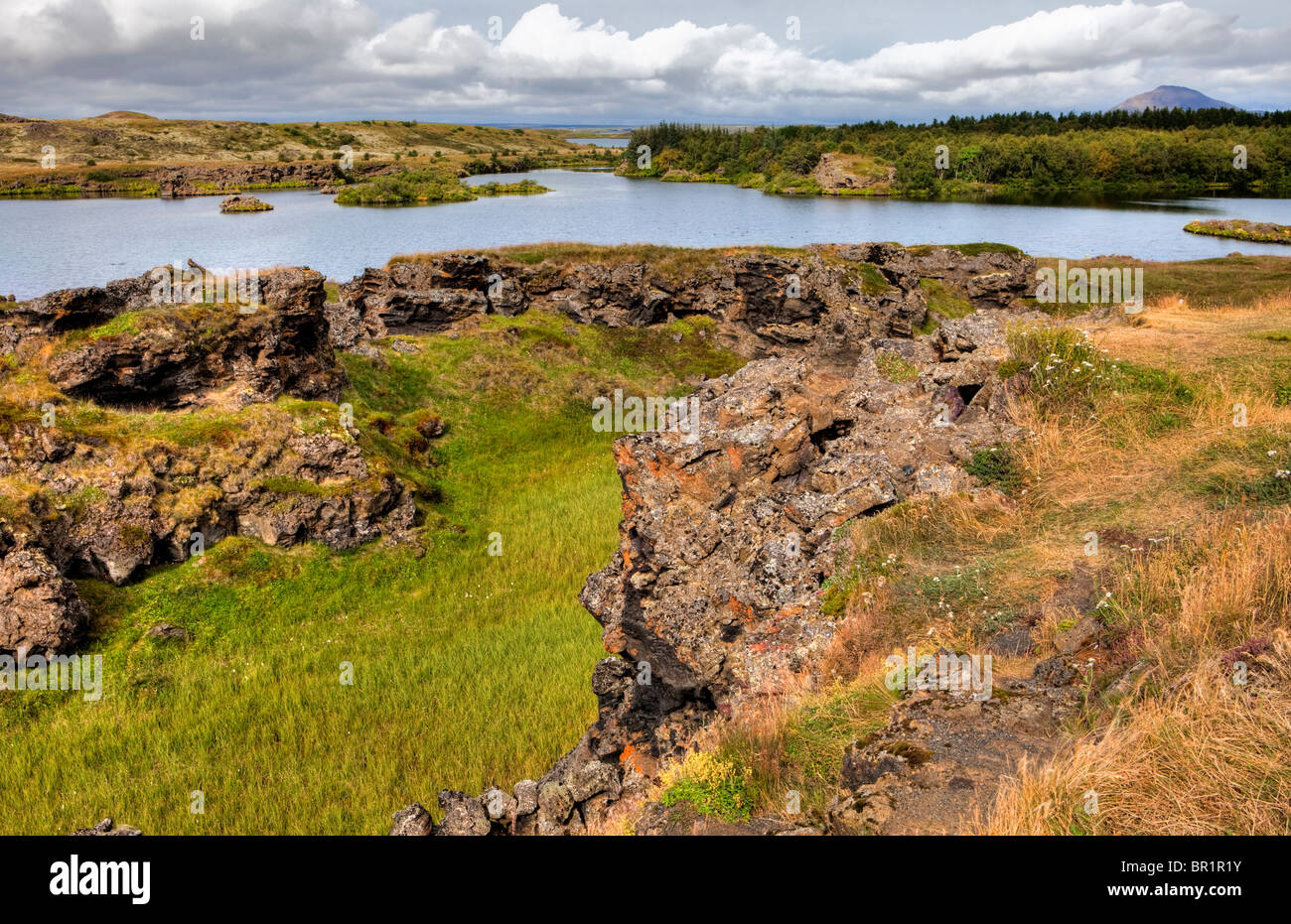 Lake Myvatn, Iceland Stock Photo - Alamy