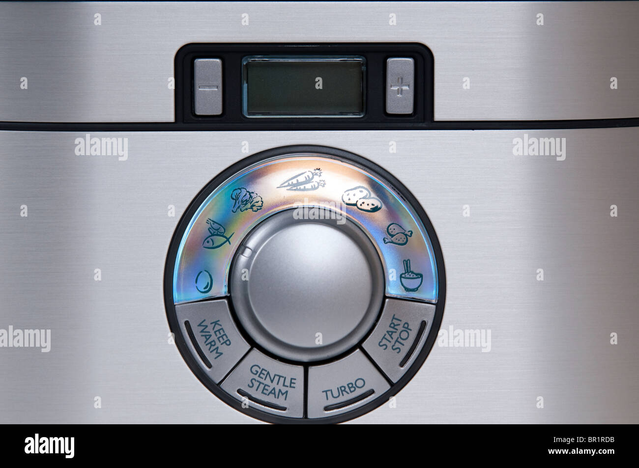 modern electric steamer on a white background Stock Photo - Alamy