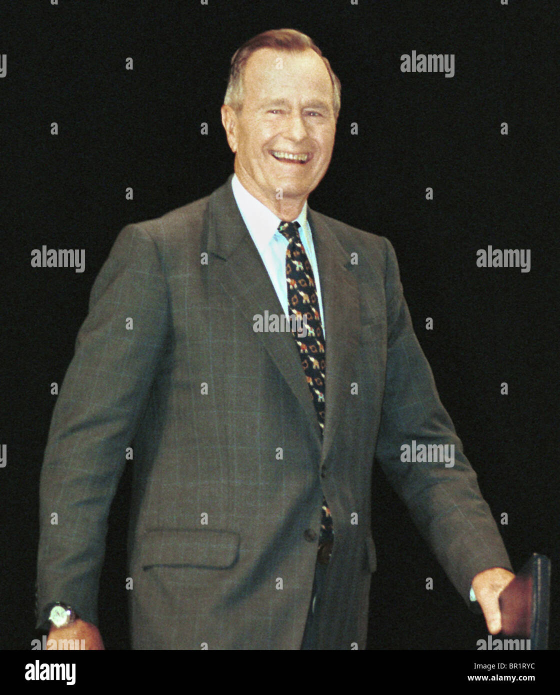 He walks onto stage before hi-res stock photography and images - Alamy