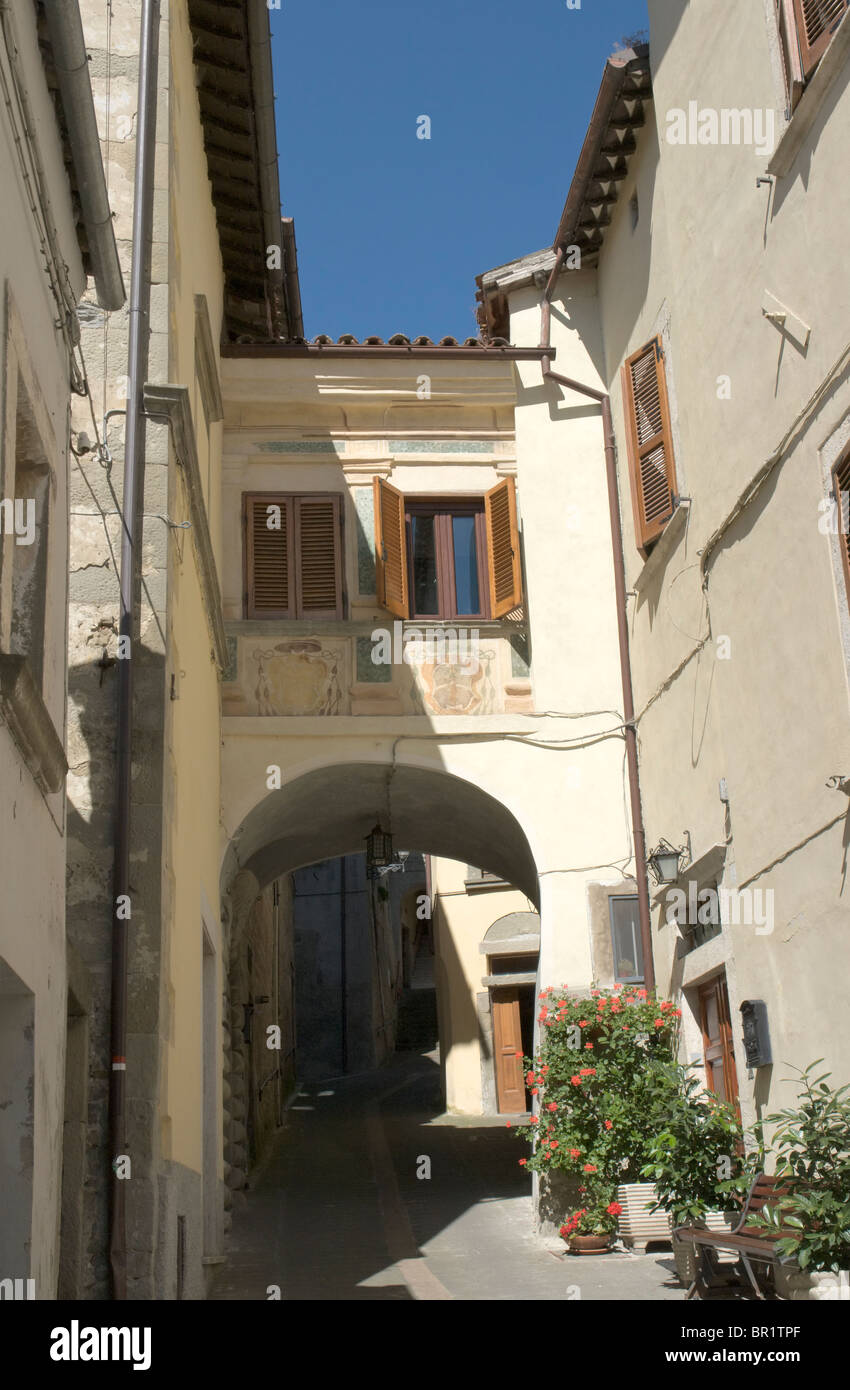 Covered archway passage Stock Photo - Alamy