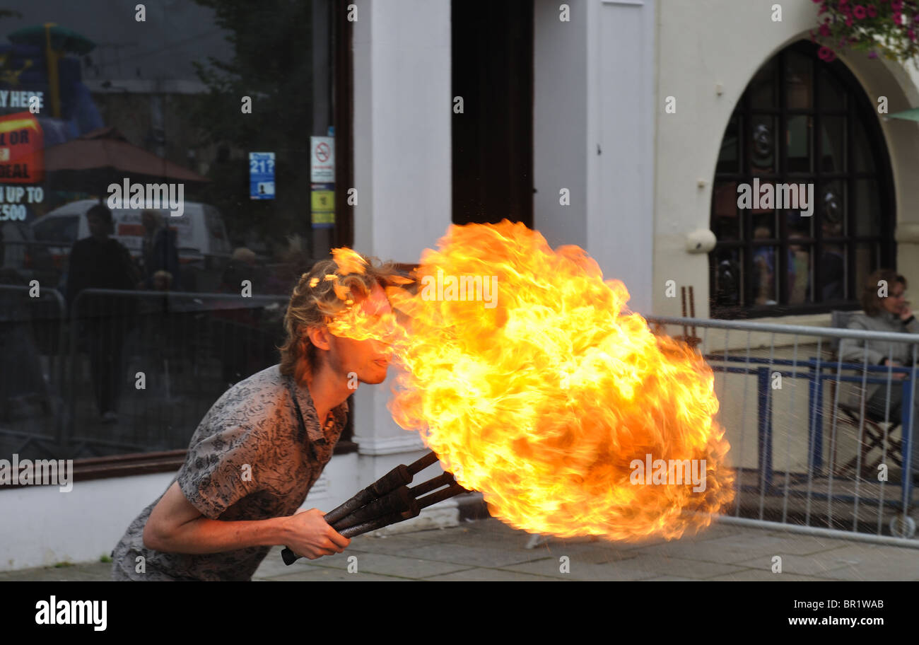 Breathing fire hi-res stock photography and images - Alamy