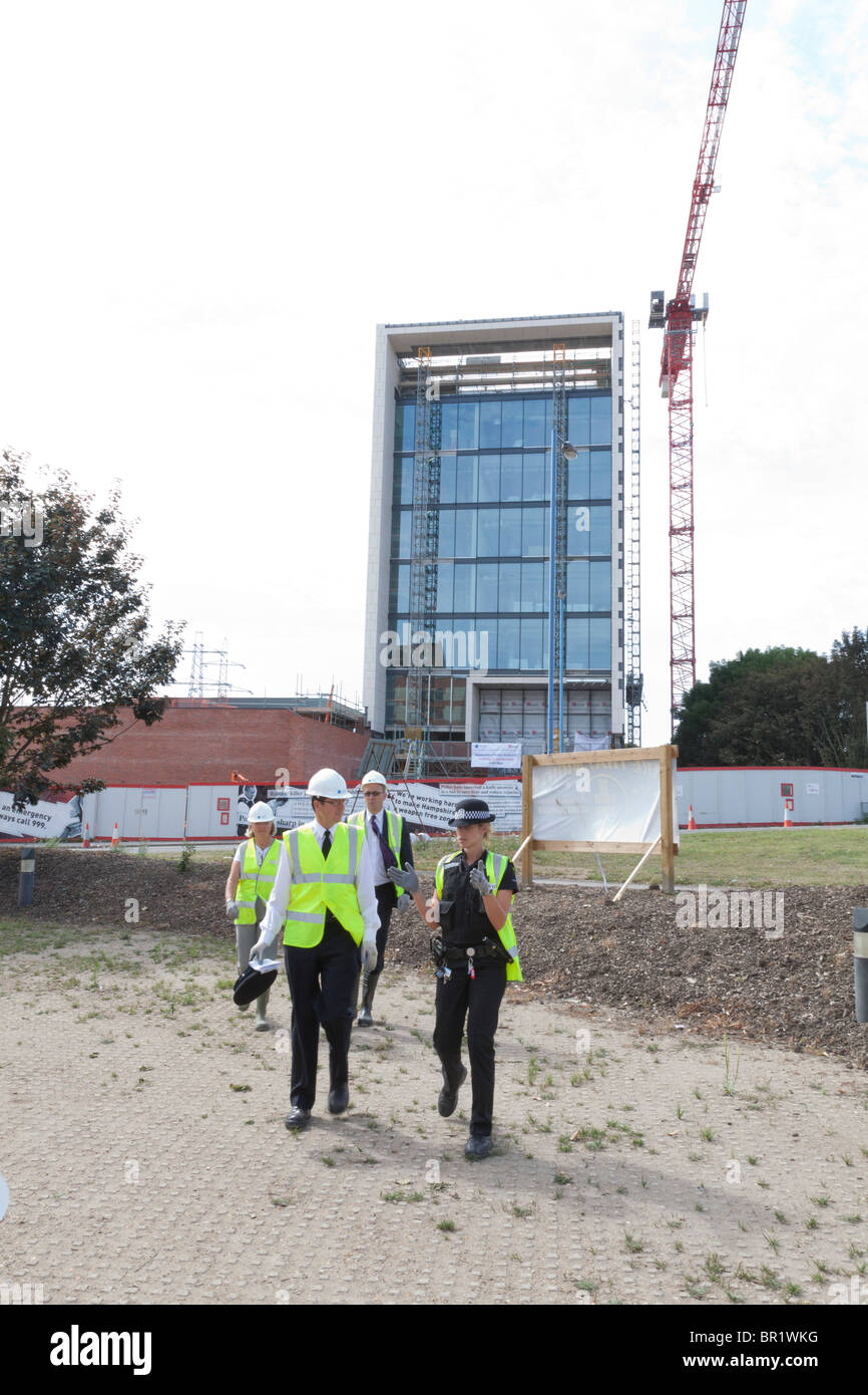 Topping out of Police Southampton Operational Command Unit by Hampshire ...